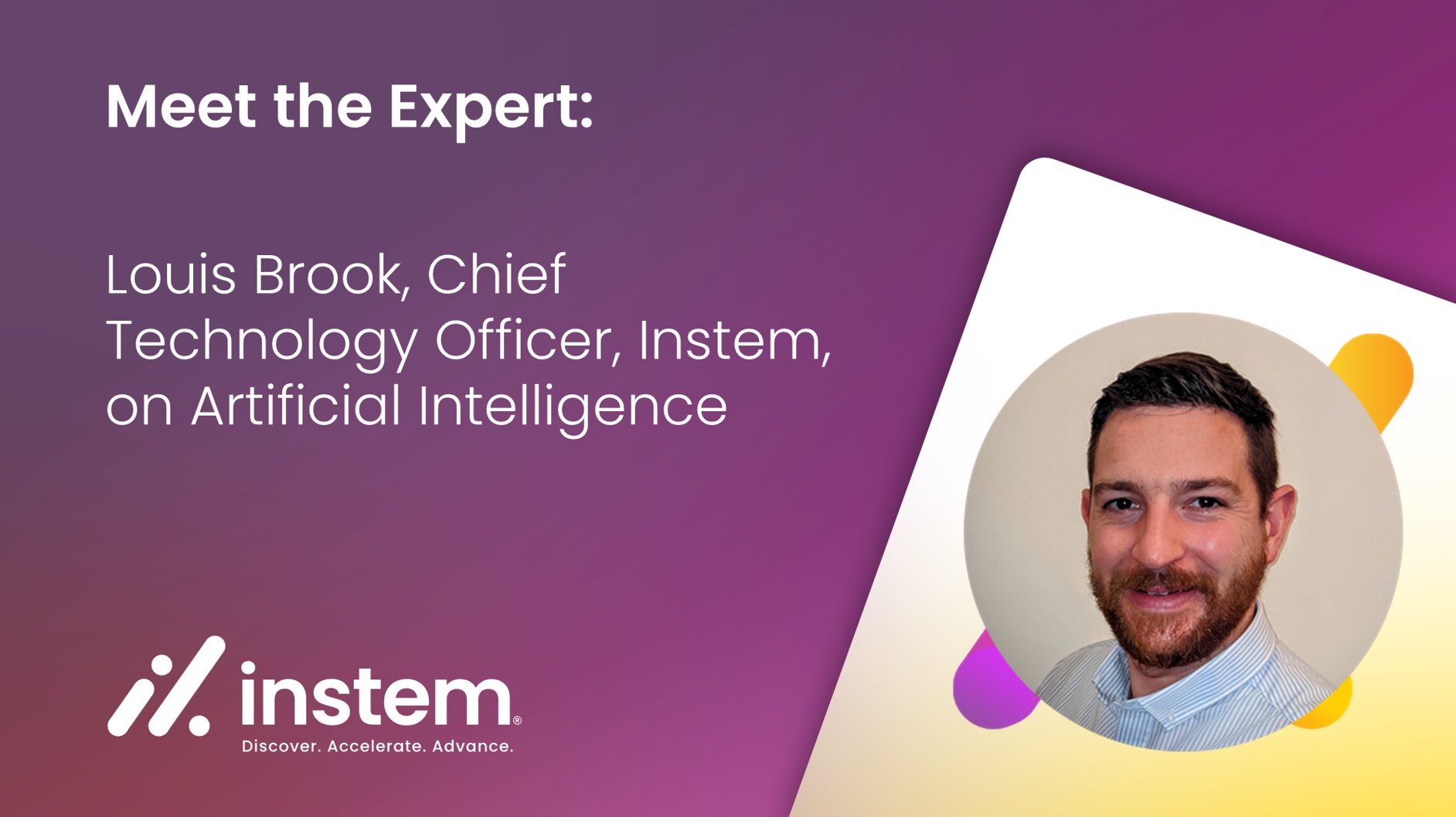 会见专家：首席技术官路易斯-布鲁克谈人工智能 - Life Science Software – Drug Research ...